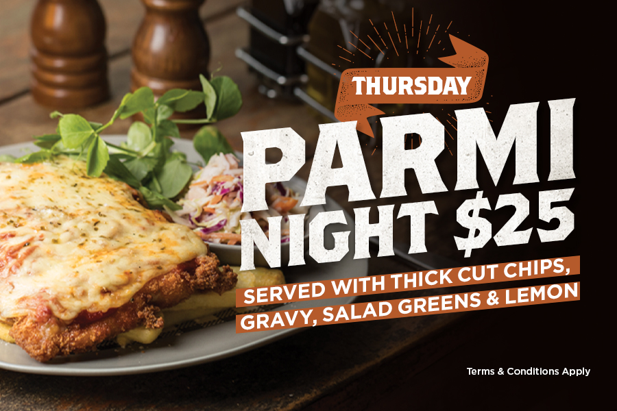 Parmi Night - Thursdays | Royal Cricketer's Arms